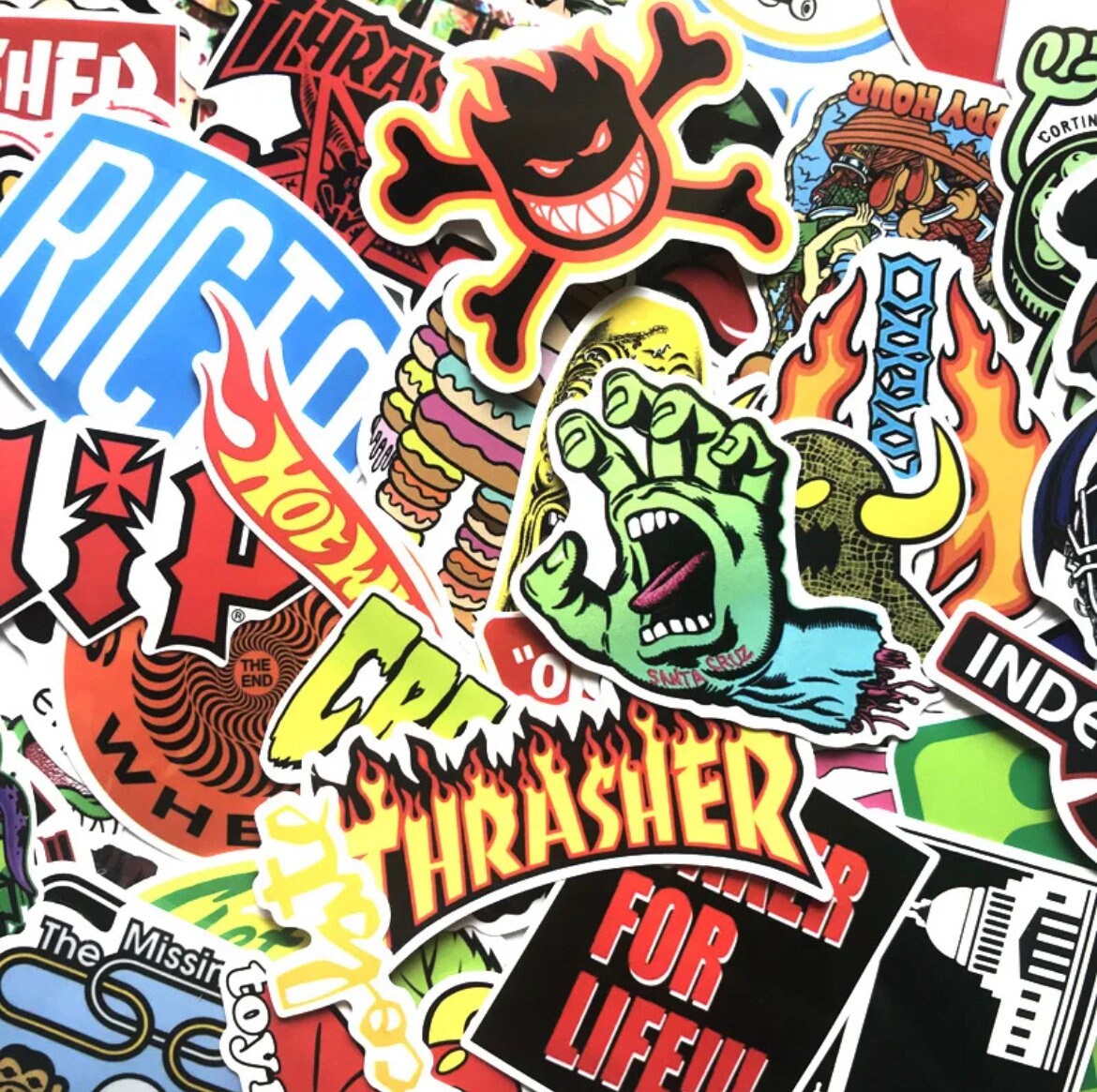 Skate Sticker Bomb Wallpaper