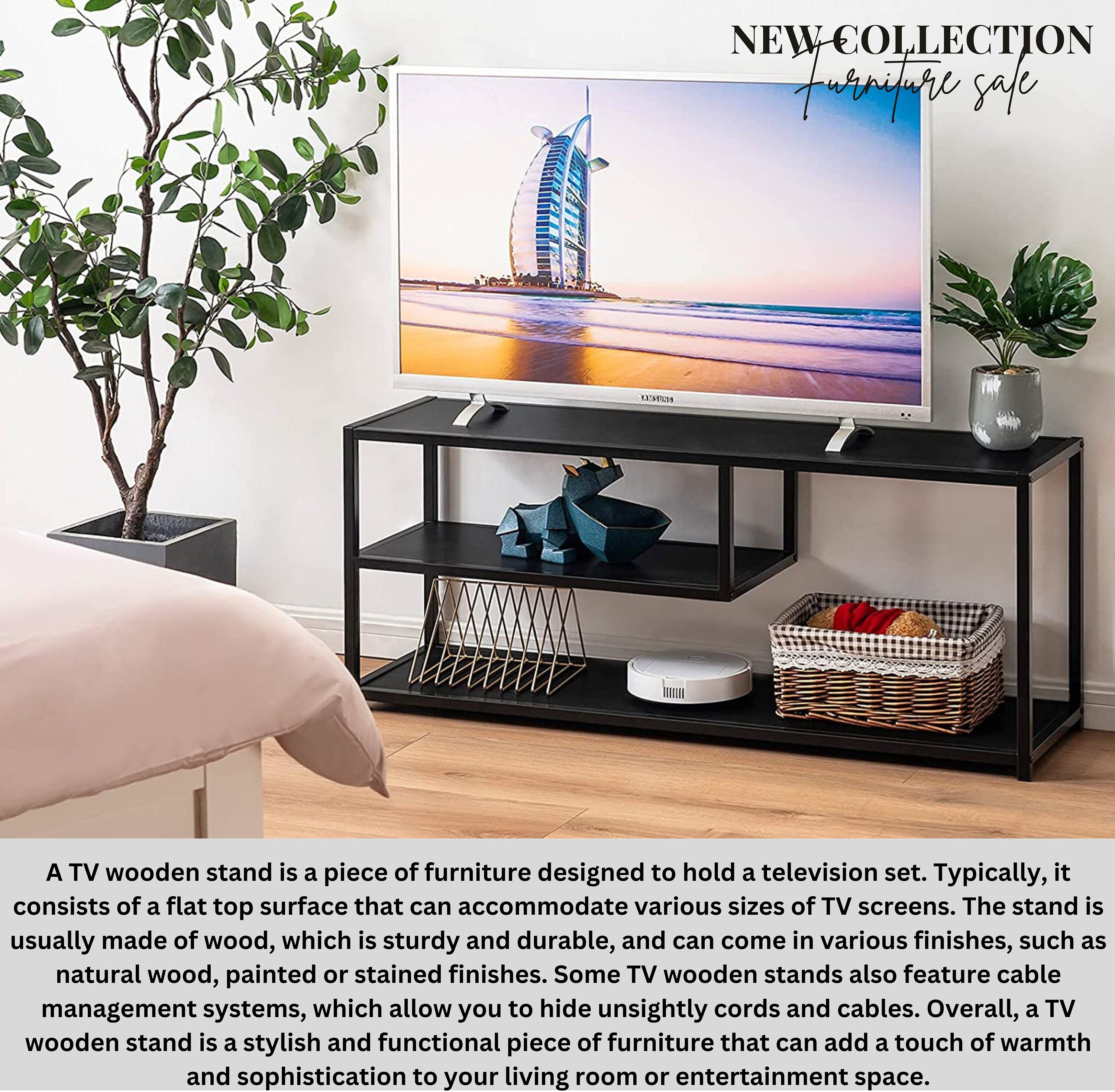 Live Edge TV Stand. TV Stand. TV Console, Media Stand With Storage ...