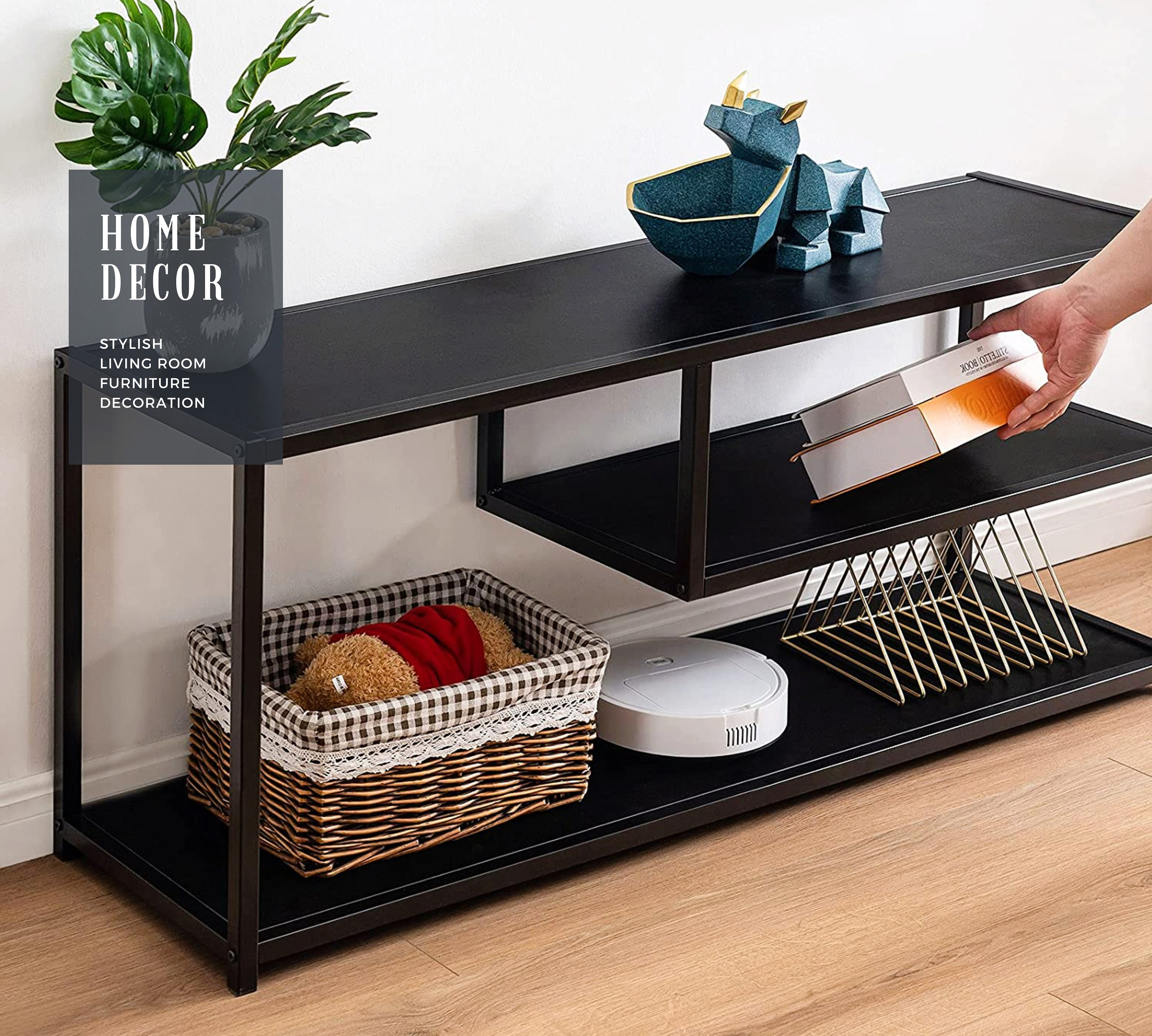 Live Edge TV Stand. TV Stand. TV Console, Media Stand With Storage ...