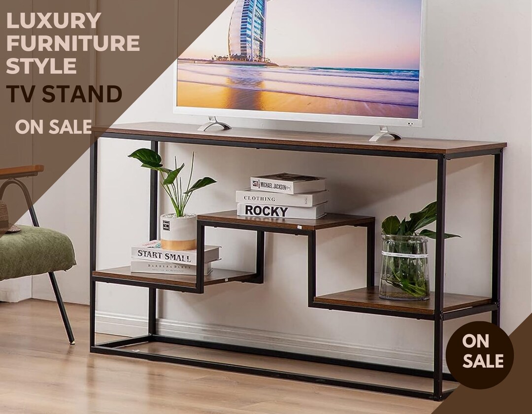 TV Stand, Wood TV Stand, Rustic TV Table, Unique Tv Stand, Handmade Tv ...