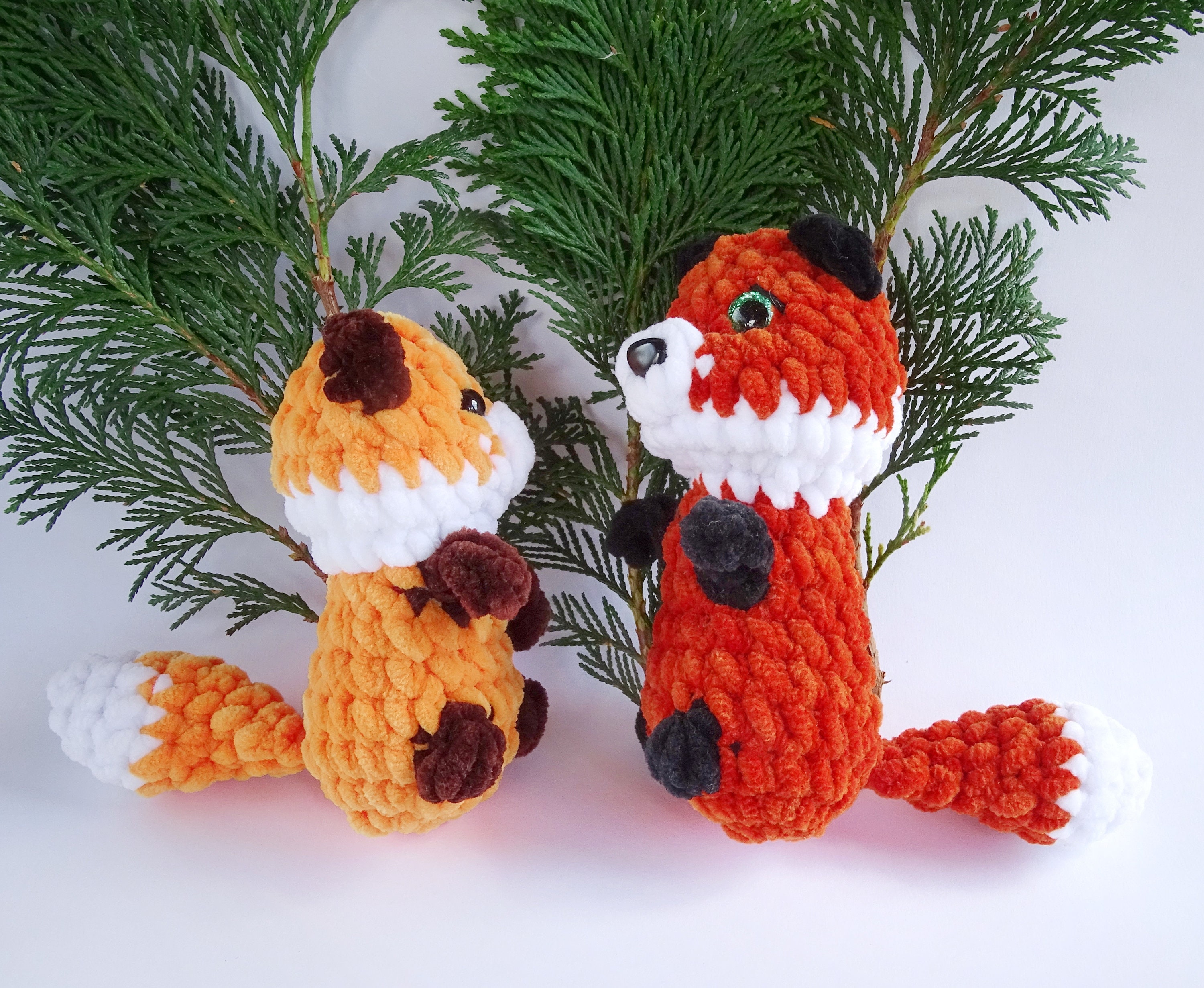 Fox Squish Pocket Pal for Stress Relief Amigurumi - Etsy