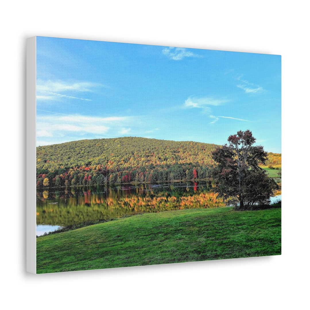 Allegany State Park Quaker Lake Fall Colors Canvas Wall Art - Etsy
