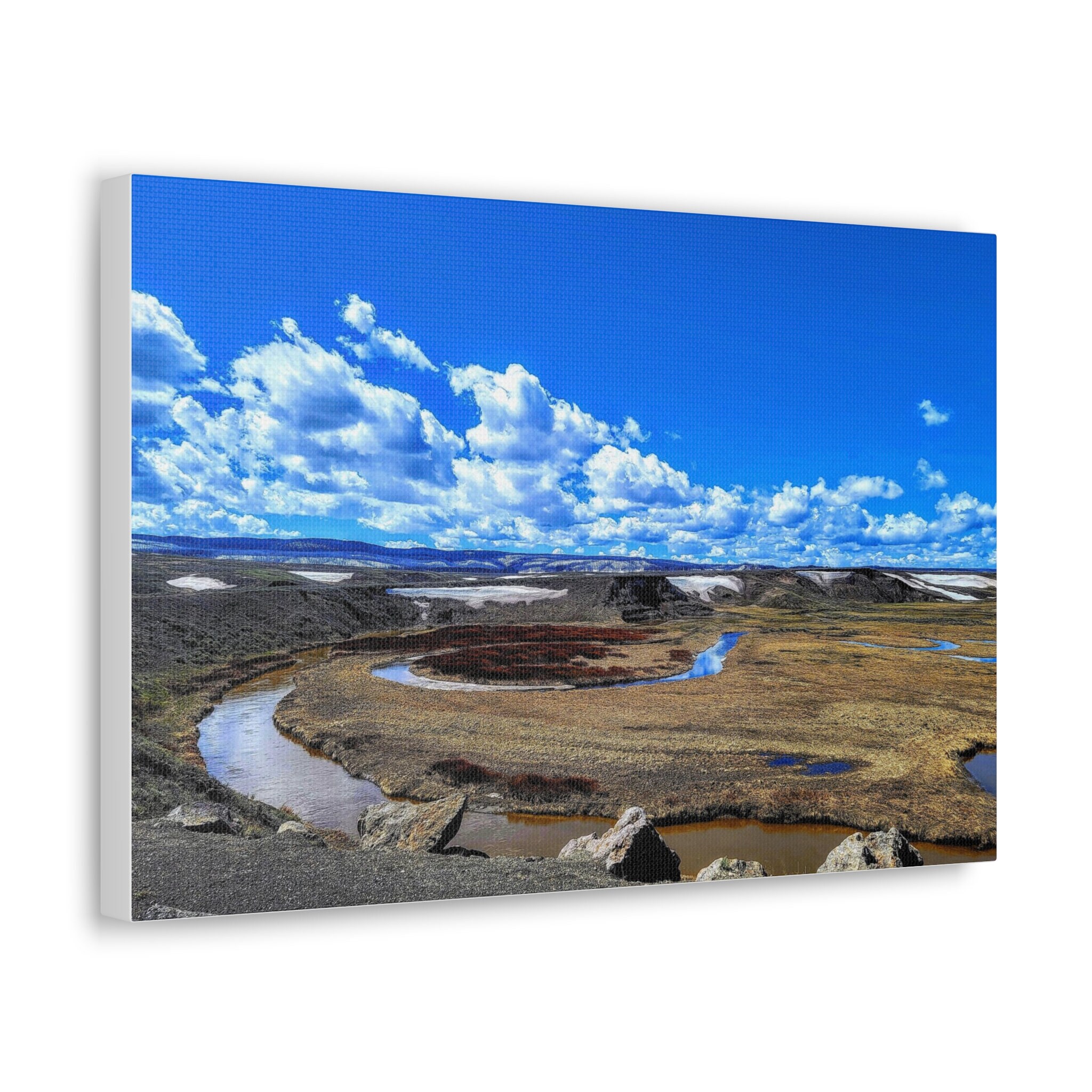 Yellowstone Madison River Canvas - Etsy