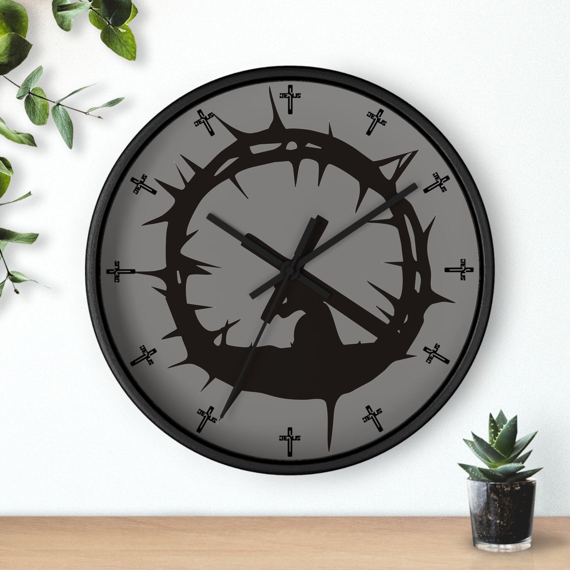 Jesus Wall Clock - Silent Clock - Etsy