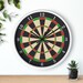 Dart Board Wall Clock Dartboard Wall Clock for Games Room Wall Clock ...