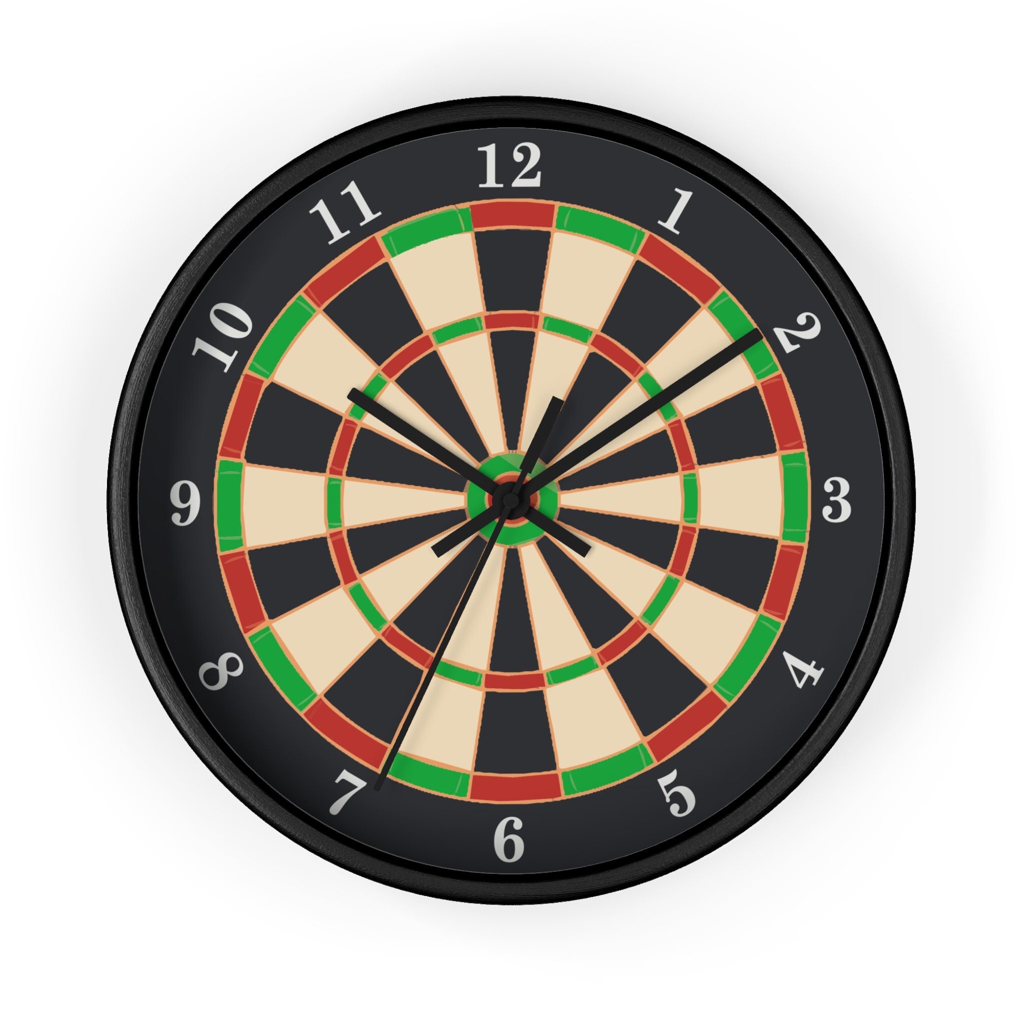 Dart Board Wall Clock Dartboard Wall Clock for Games Room Wall Clock ...