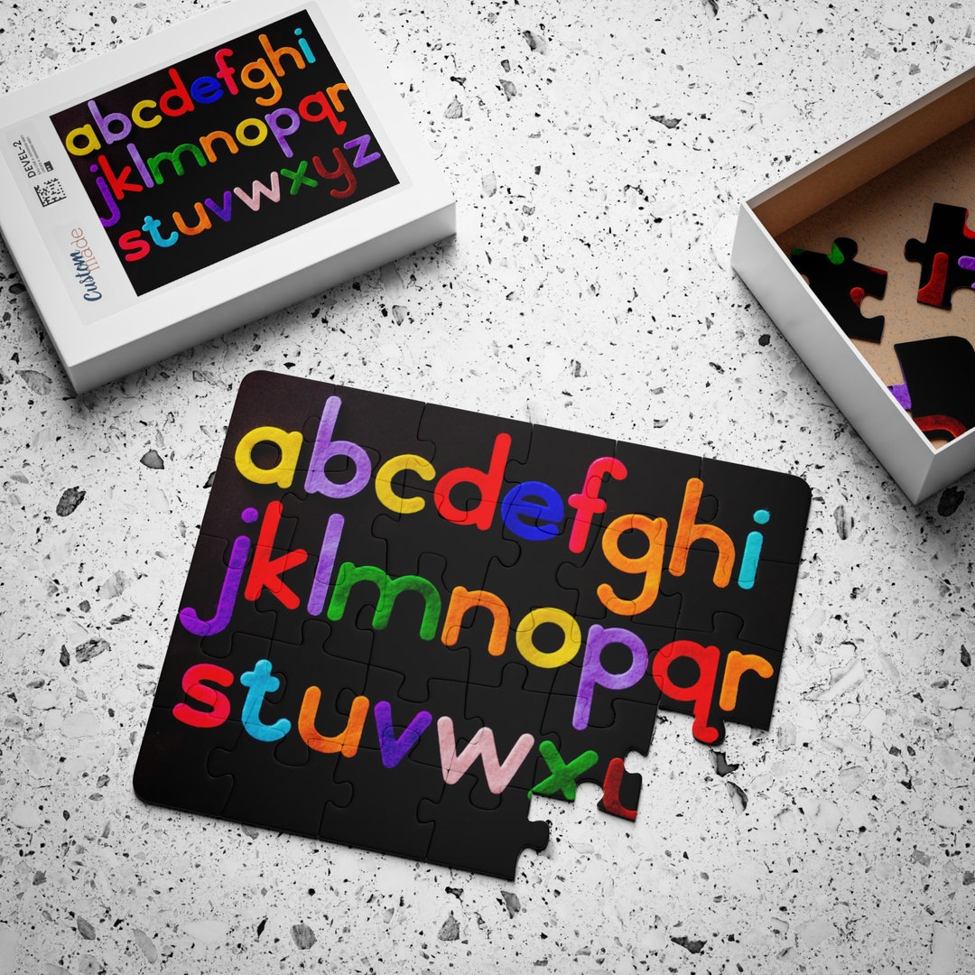 Alphabet Kids Puzzle 30 Piece Alphabet Puzzle Educational Kids - Etsy