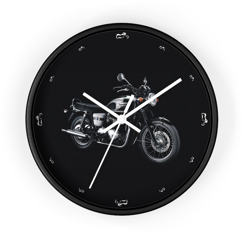 Motorbike Wall Clock Motorcycle Wall Clock - Etsy
