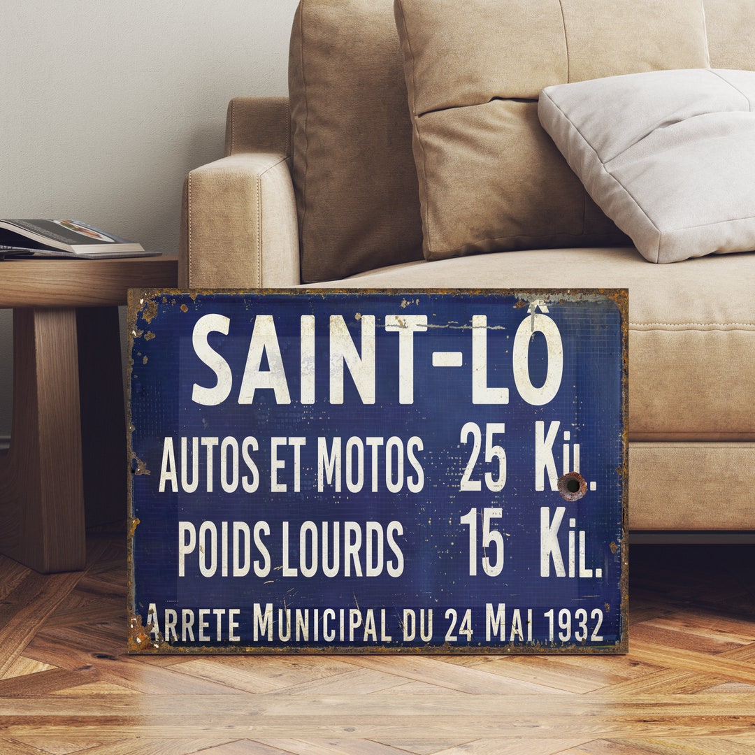 WW2 Saint Lo Normandy Sign WW2 Army Sign - Etsy