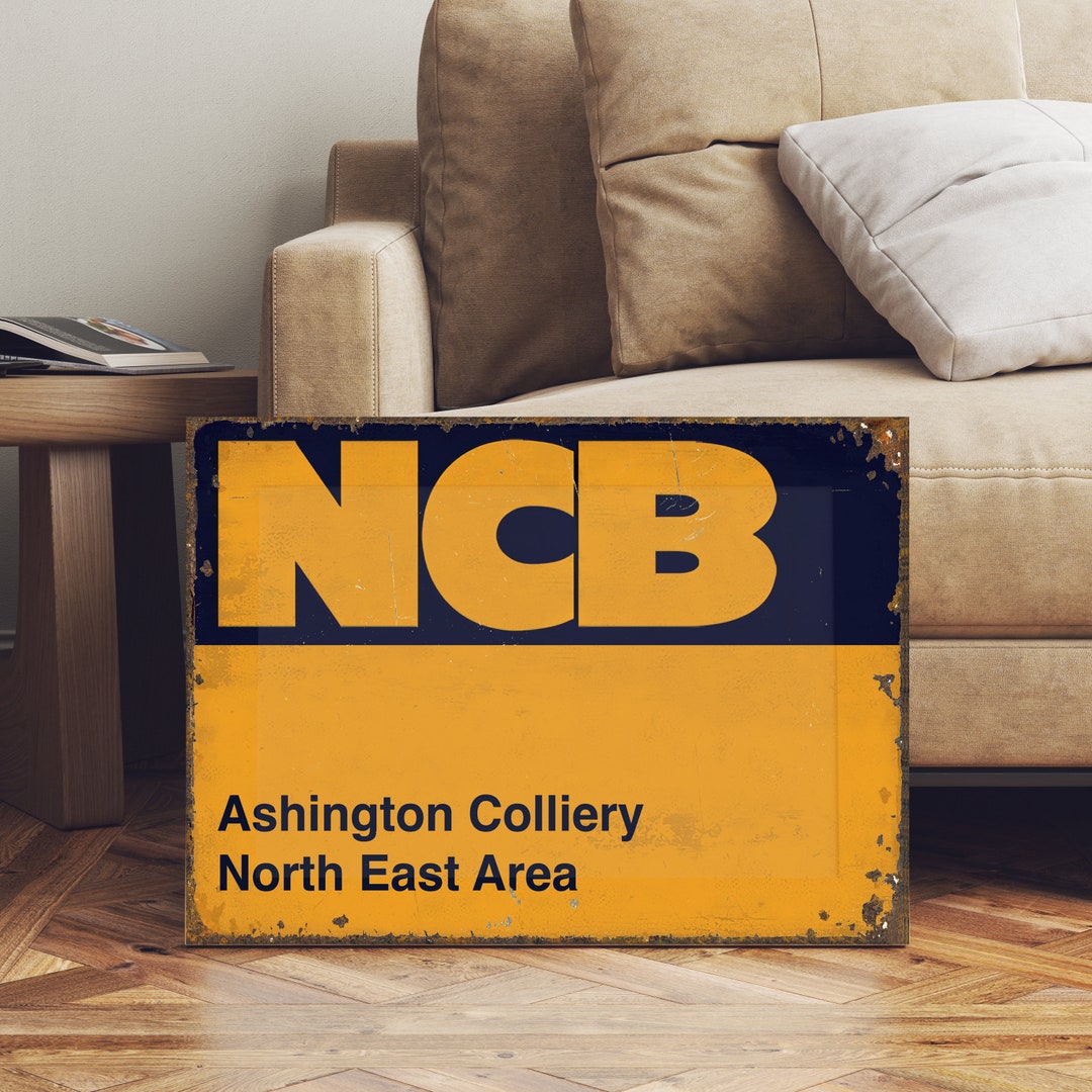 Personalised NCB British Coal Colliery Coal Mining Sign - Etsy