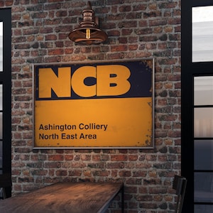 Personalised NCB British Coal Colliery Coal Mining Sign - Etsy