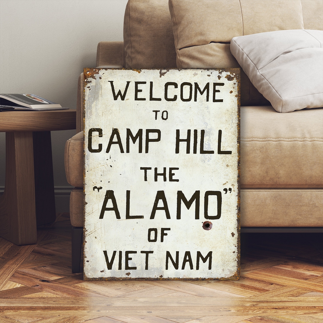 Vietnam War 101st Airborne Camp Hill US Army Sign - Etsy