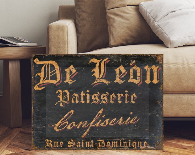 FRENCH PATISSERIE Sign/bakery Sign/bakery/coffee Shop Decor - Etsy