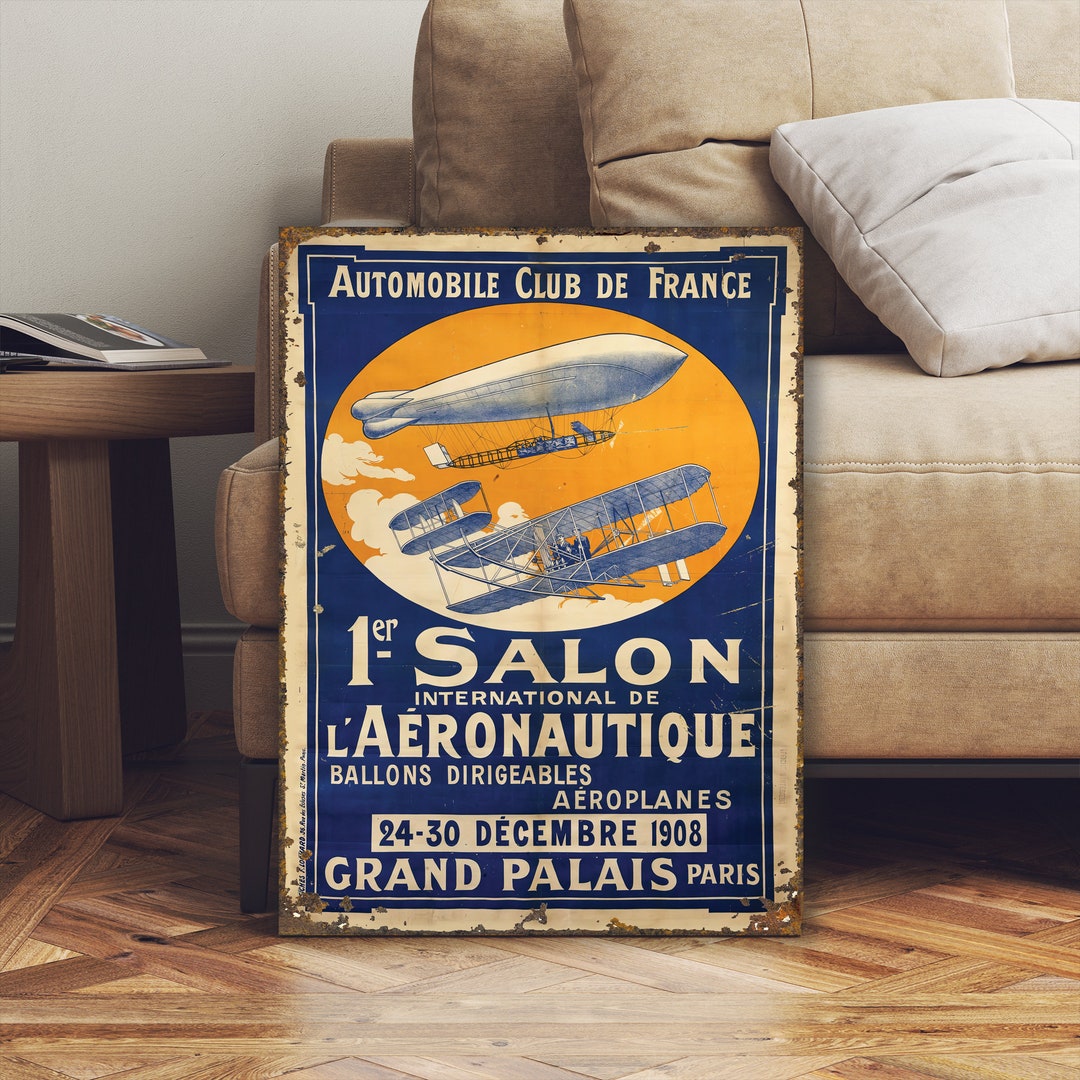 Rare Vintage Style French Automobile Club Sign - Etsy