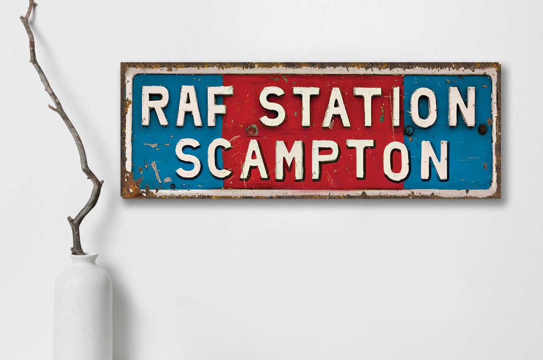 WW2 RAF Scampton Dam Busters Sign Vintage Style WW2 Army Sign - Etsy