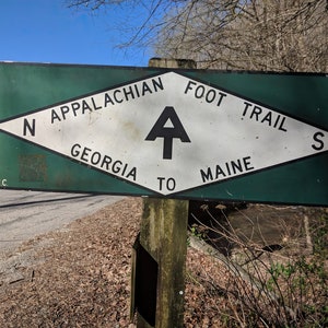 Appalachian Trail Hiking Road Sign - Etsy