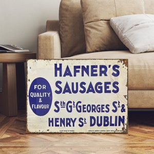 Irish Coffee Shop Butchers Kitchen Sign - Etsy