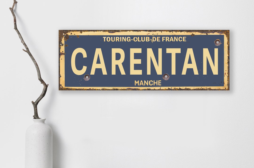 WW2 Normandy Carentan Sign Vintage Style WW2 Army Sign - Etsy