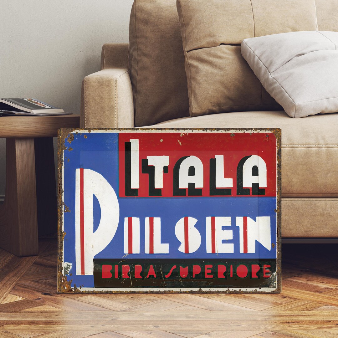 Italian Beer Birra Sign as Seen in the Godfather Movie - Etsy