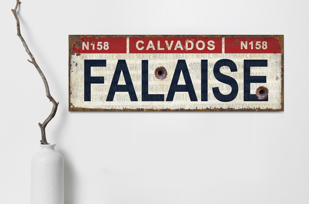 WW2 Normandy Falaise D Day Sign Vintage Style WW2 Army Sign - Etsy