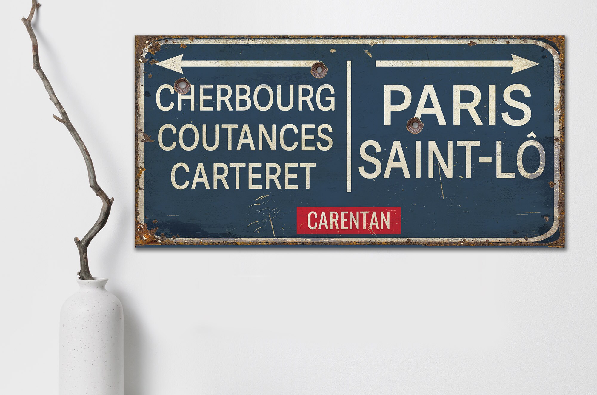 WW2 Band of Brothers St-lo Sign Vintage Style WW2 Army Sign - Etsy