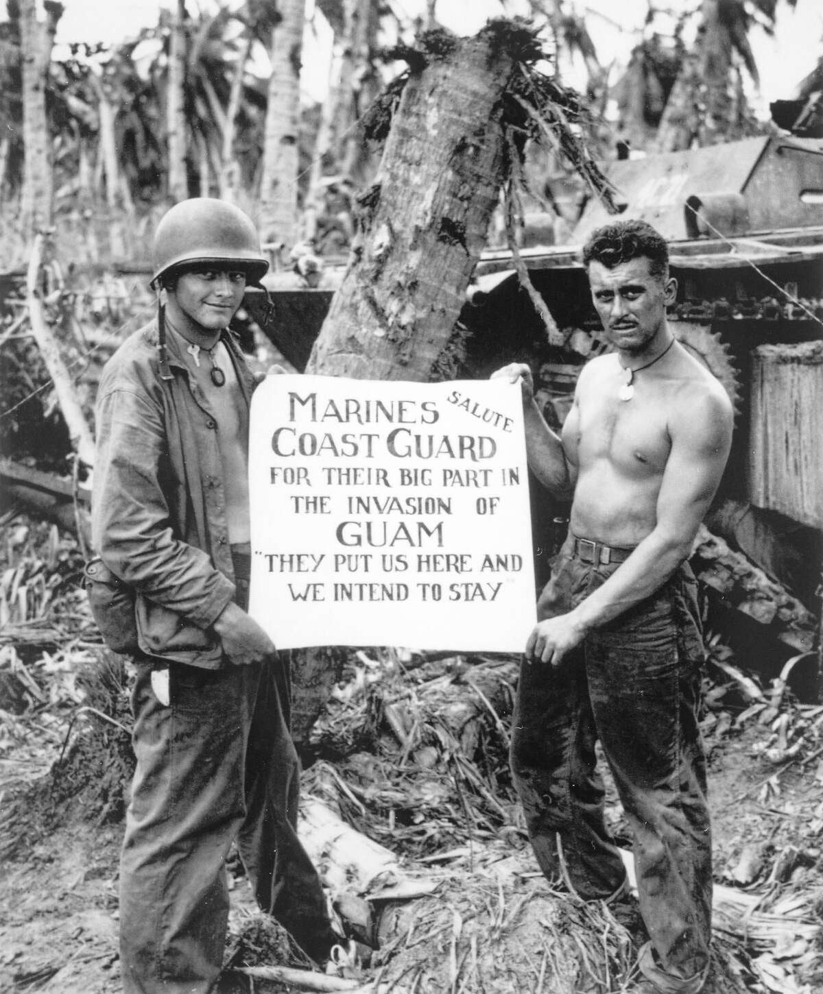 WW2 US Marines Guam Sign WW2 Pacific Army Sign - Etsy