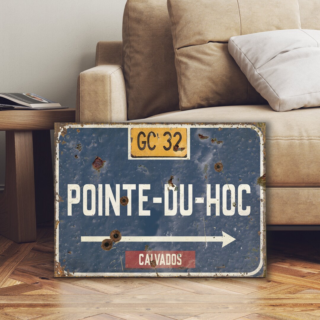 WW2 Normandy Sign Vintage Style WW2 Army Sign - Etsy