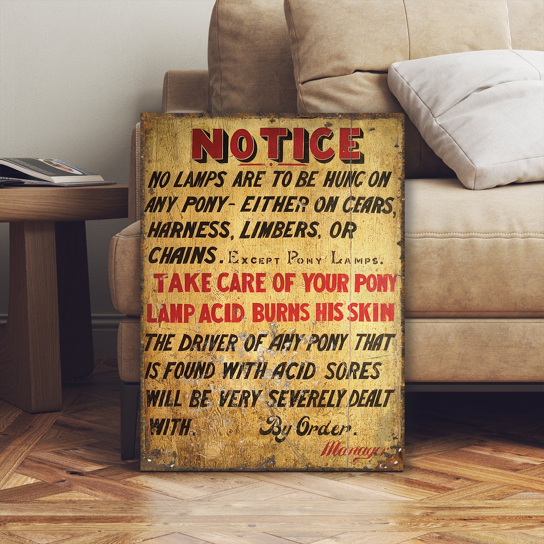 British Coal Mining Pit Pony NCB Sign - Etsy