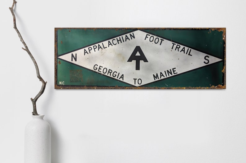 Appalachian Trail Hiking Road Sign - Etsy