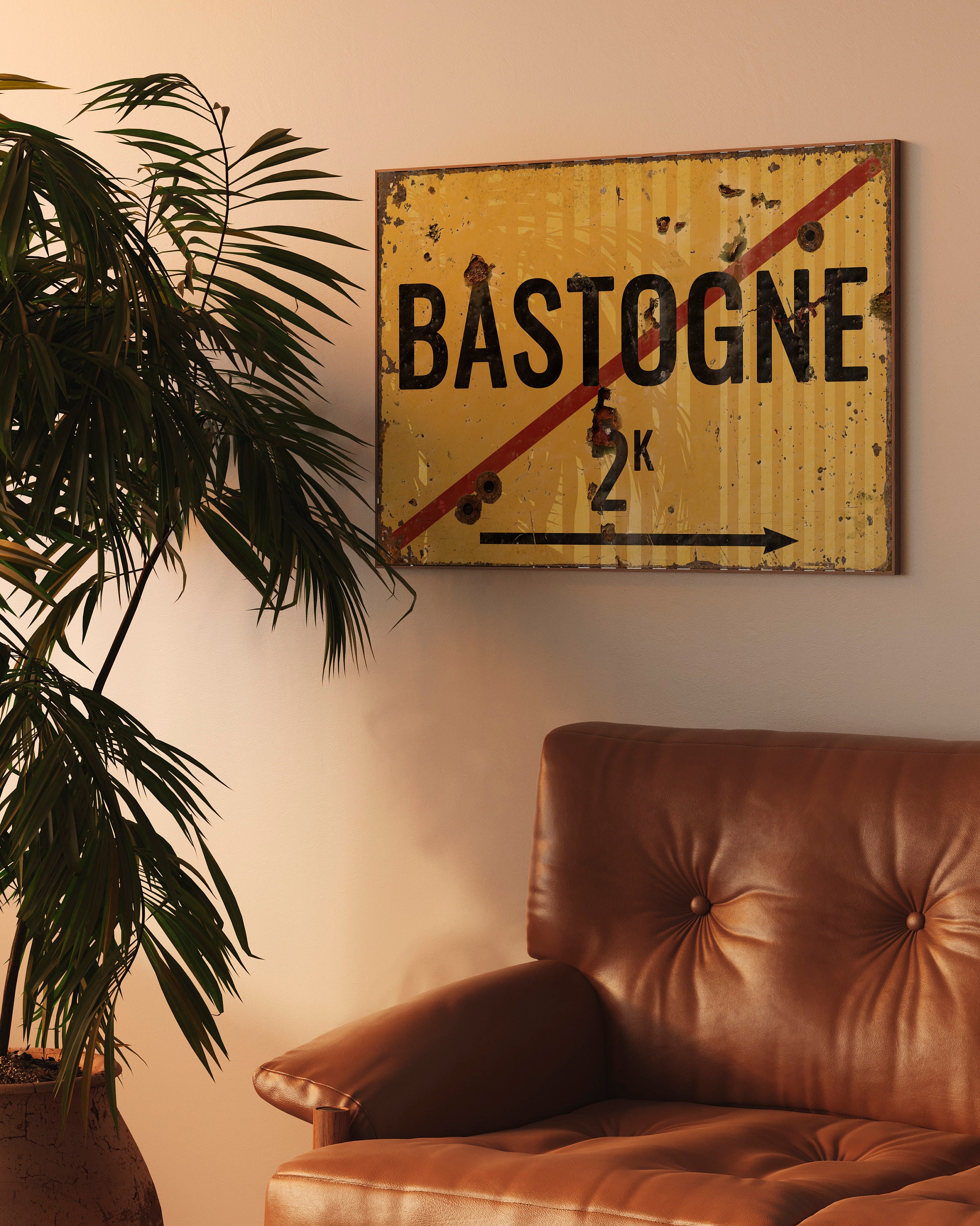 WW2 French Sign Vintage Style Bastogne Band of Brothers Army - Etsy UK