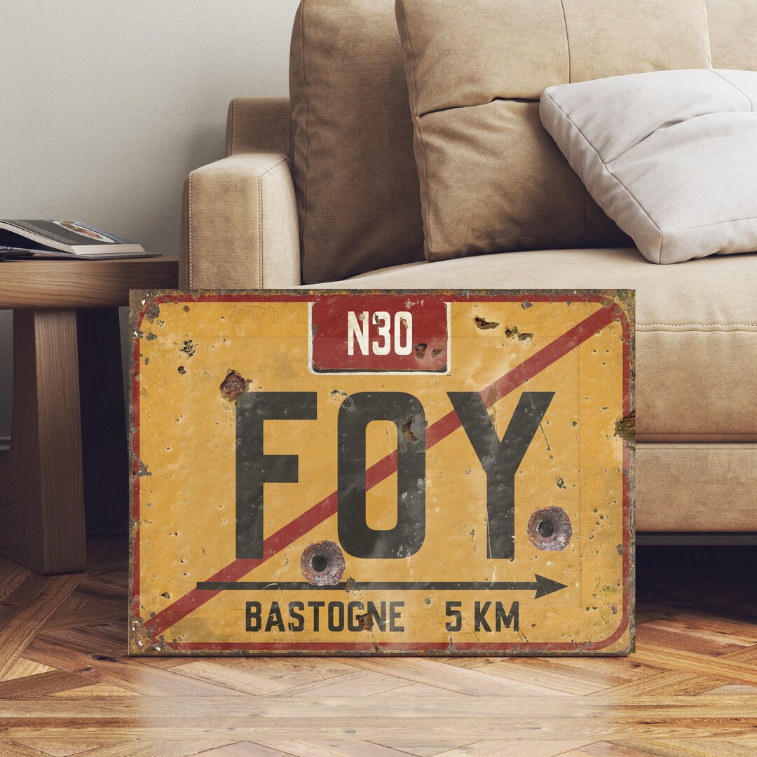 WW2 Sign Foy Band of Brothers Army Sign - Etsy