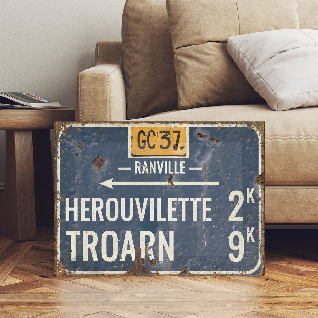 WW2 Normandy Sign Vintage Style WW2 Army Sign - Etsy