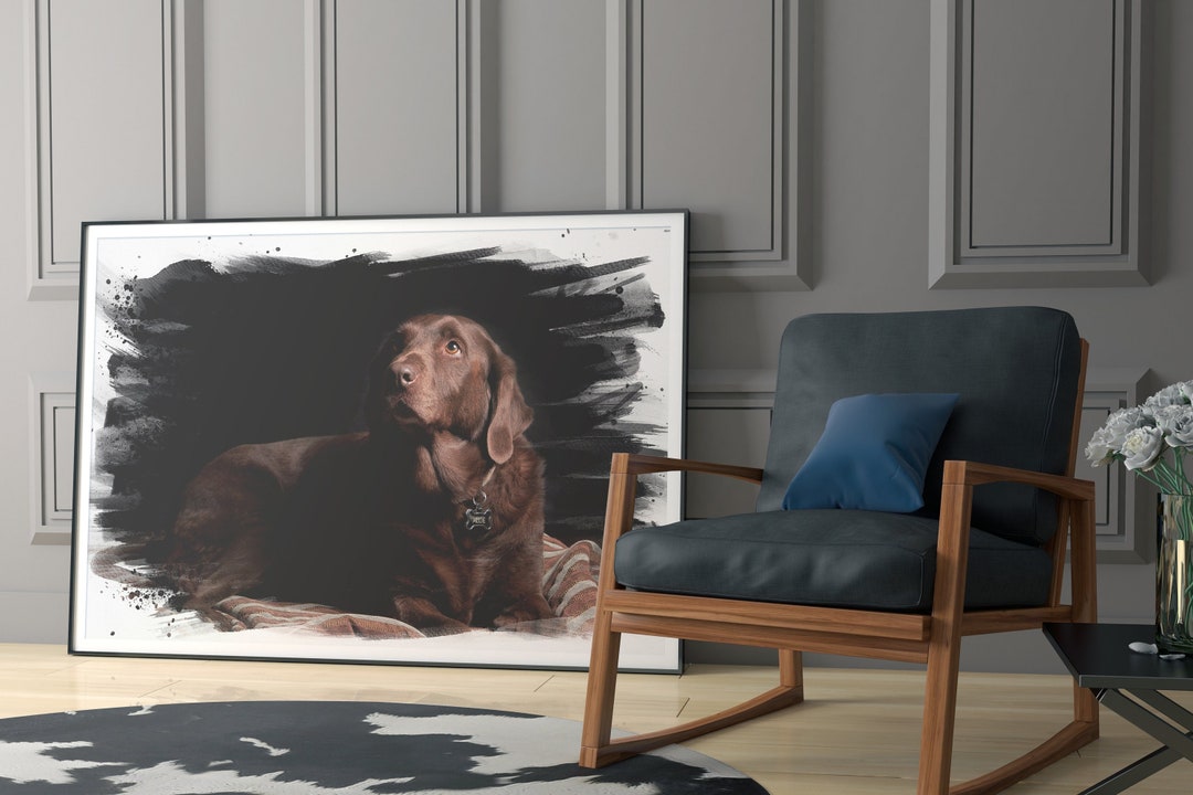 Labrador Retriever Wall Art Pet Wall Decor Retriever Digital - Etsy