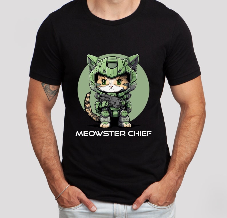 Meowster Chief Gamer Chief Gamer Cat Kitty Orange Cat FPS Dad Gift Gift ...