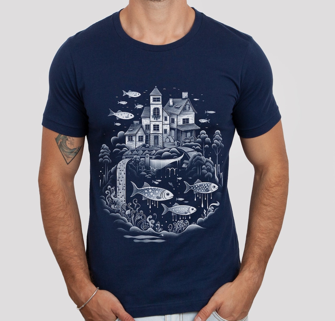 Home by the Sea Dreamscape Shirt Ocean Shirt Anime Shirt Fishing Shirt ...