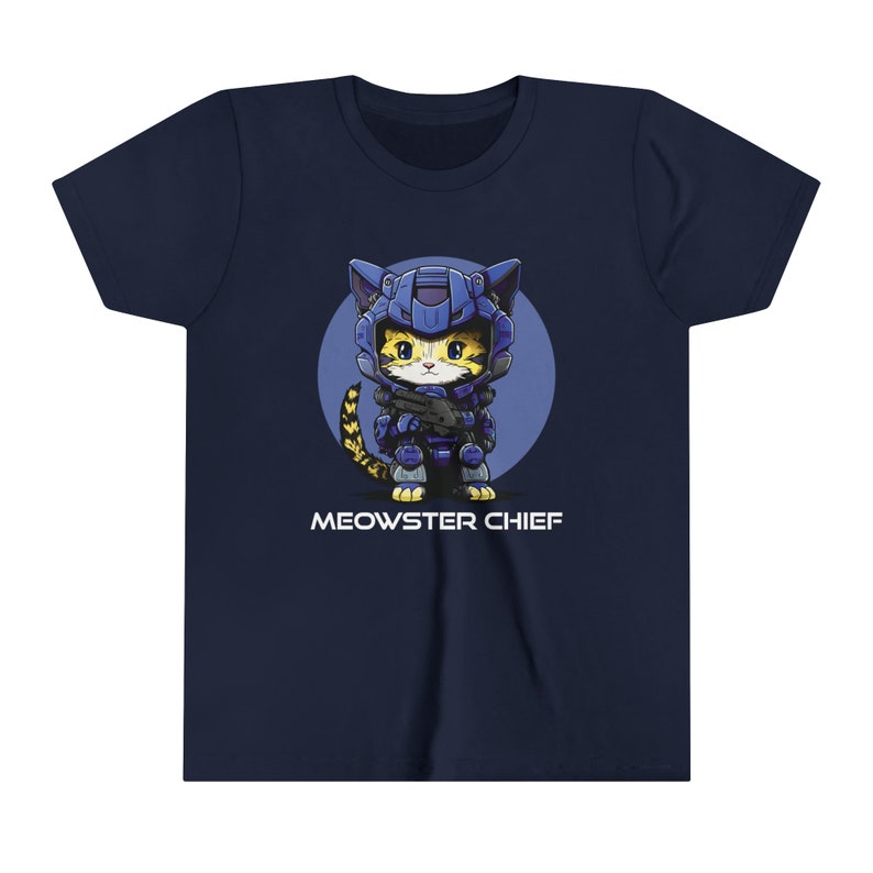 Youth Blue Meowster Chief Gamer Chief Gamer Cat Orange Cat FPS Gamer ...