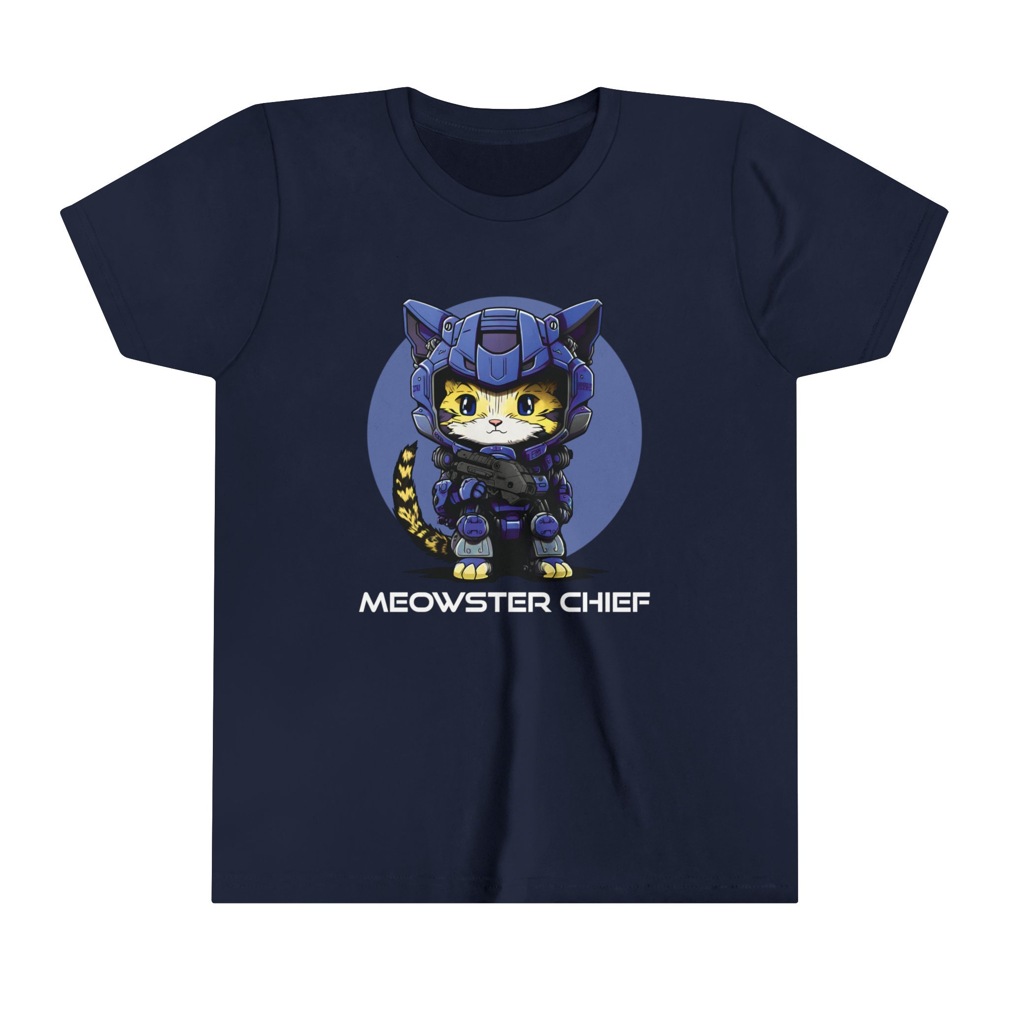 Youth Blue Meowster Chief Gamer Chief Gamer Cat Orange Cat FPS Gamer ...