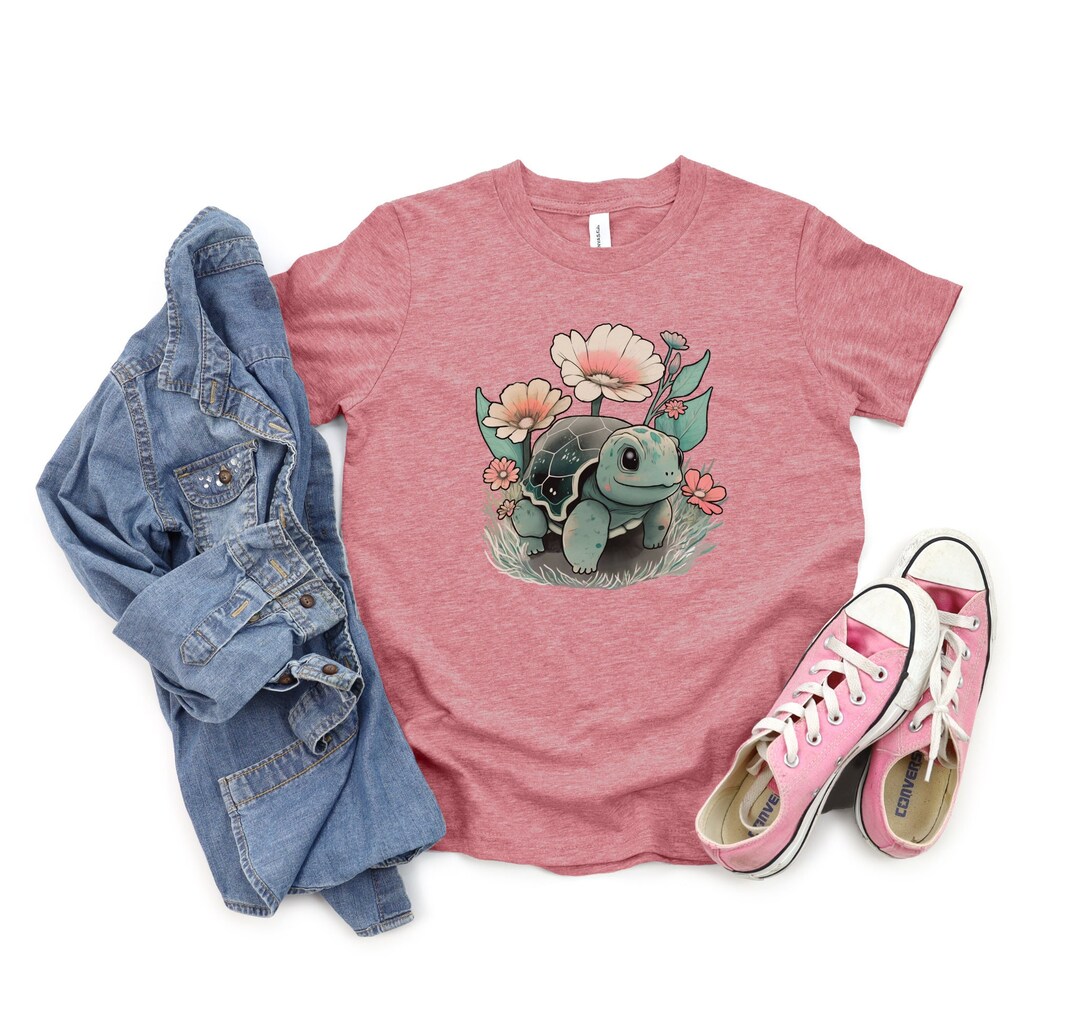 Youth Happy Tortoise Turtle Shirt Turtle Lover Shirt Kids Turtle Shirt ...