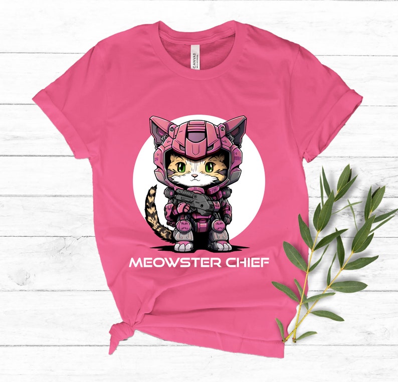 Pink Meowster Chief Gamer Chief Gamer Cat Kitty Orange Cat FPS Mom Gift ...