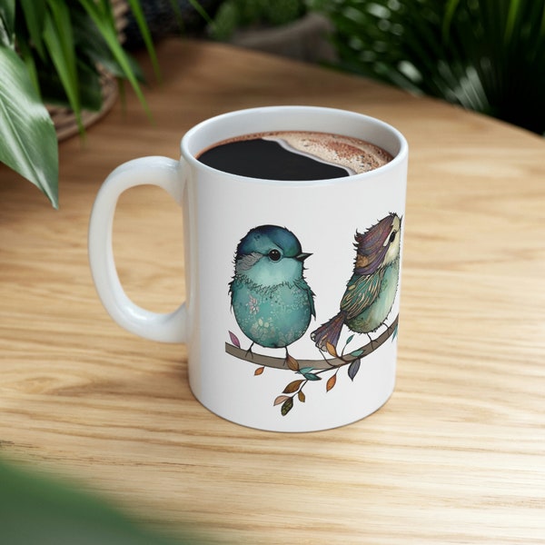 Mug With Bird - Etsy