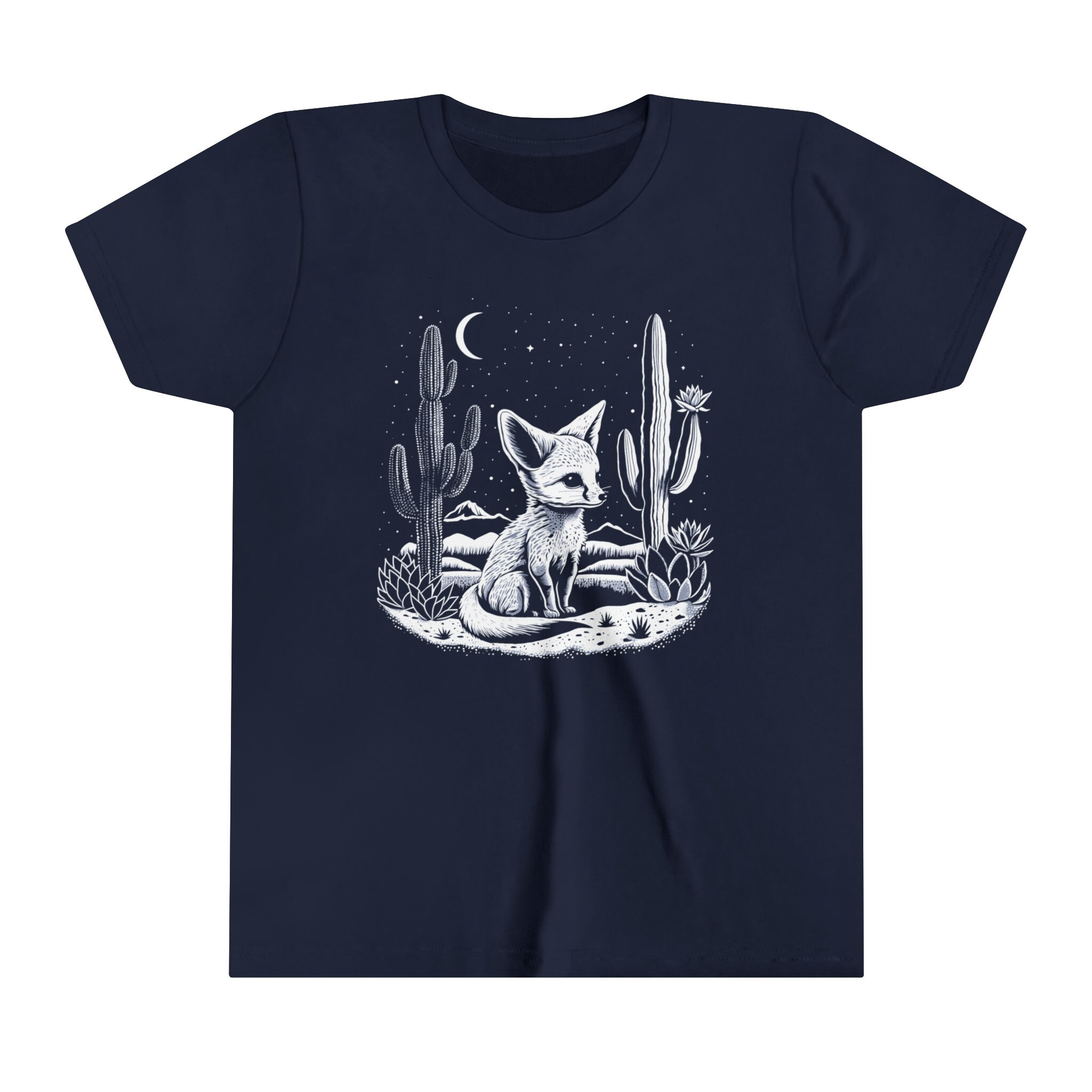 Youth Block Print Style Fennec Fox Shirt Kids Fennec Fox Shirt Fennec ...