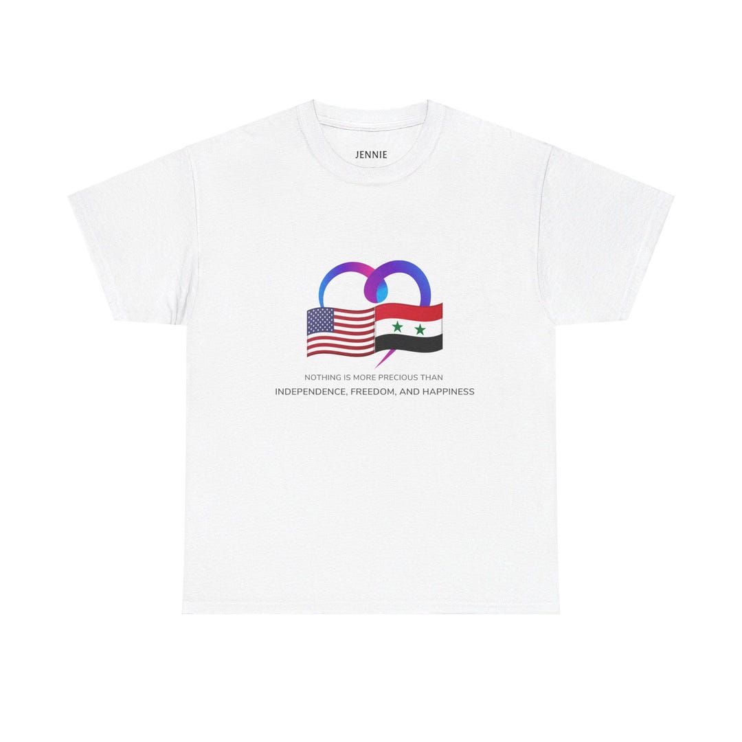 Jennie Shop Unisex Heavy Cotton Tee USA Syria - Etsy