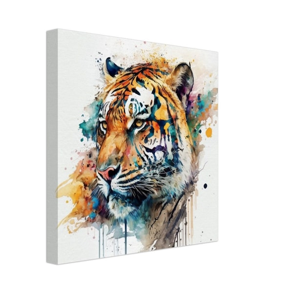 Tiger Canvas Art - Etsy