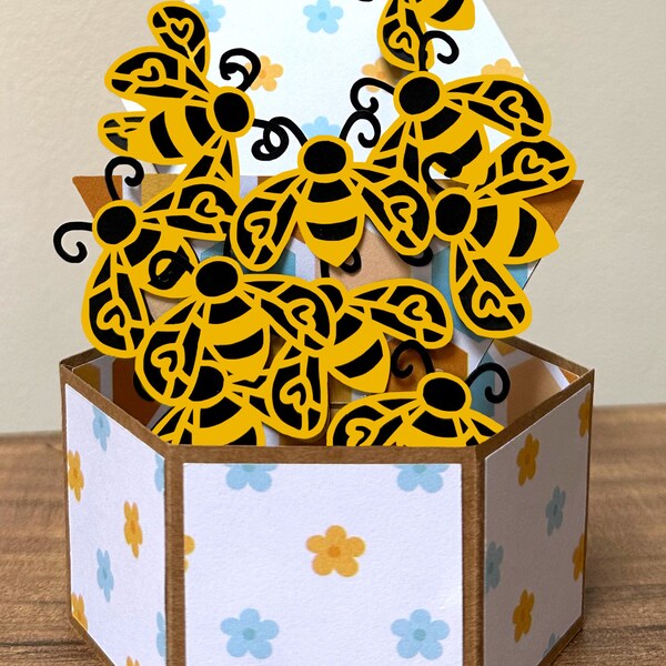 Pop up Box Card - Etsy UK