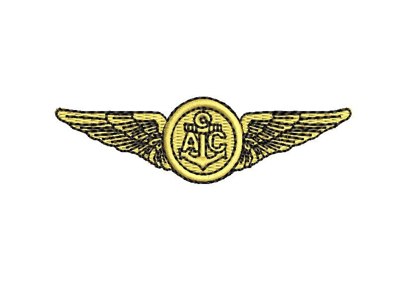 Naval Aircrew (NAC) Embroidery Digitized File - Etsy