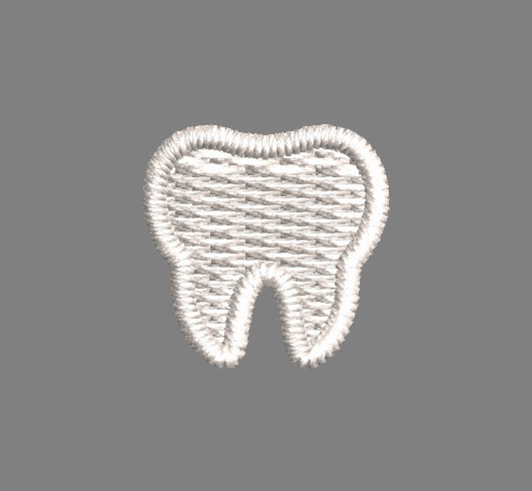 Small Tooth Digitized File Embroidery File - Etsy