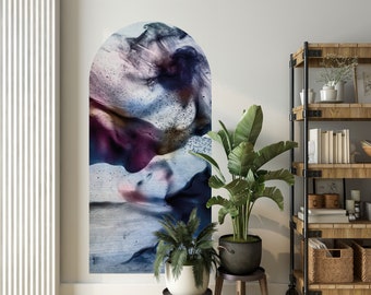 Layered Arch Wall Decal Arch Wall Decal Bed Arch Decal Boho - Etsy