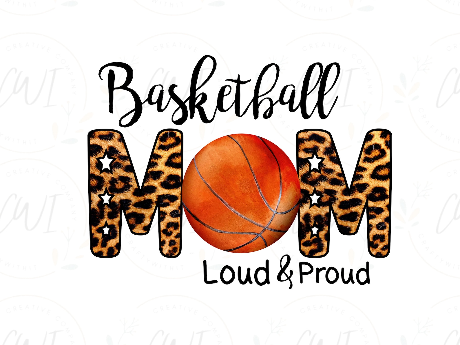 Basketball Mom Cheetah, DTF Transfer, DTF Transfer Ready to Press, DTF ...