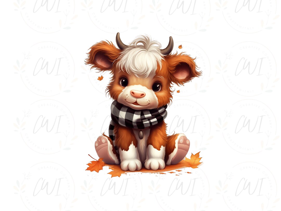 Highland Cow DTF Transfer DTF Transfer Ready to Press DTF - Etsy