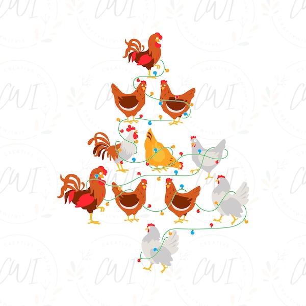 Chicken Heat Transfer - Etsy